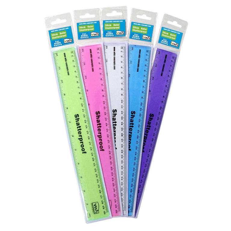 30CM SHATTERPROOF RULER - Dyon Center N.V.