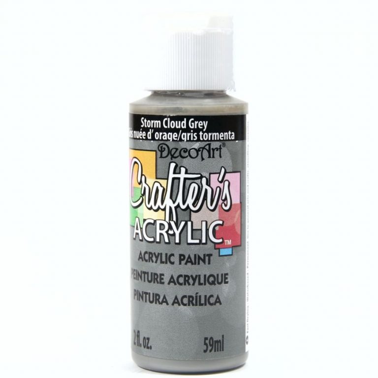 Crafter's Acrylic Paint Storm Cloud Grey (59ml) - Dyon Center N.V.