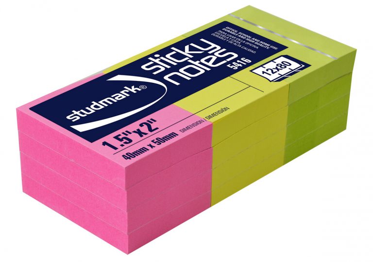 Sticky Notes 1.5" x 2" Neon Asst. - Dyon Center N.V.