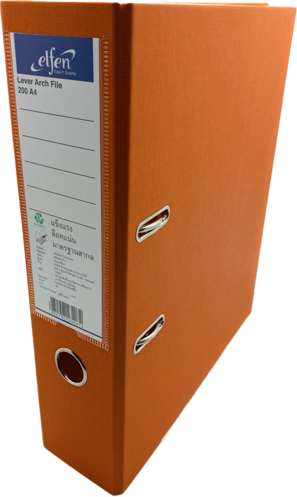 Elfen Orange - 2-Ring Binder - 80mm - A4 (1PC) - Dyon Center N.V.